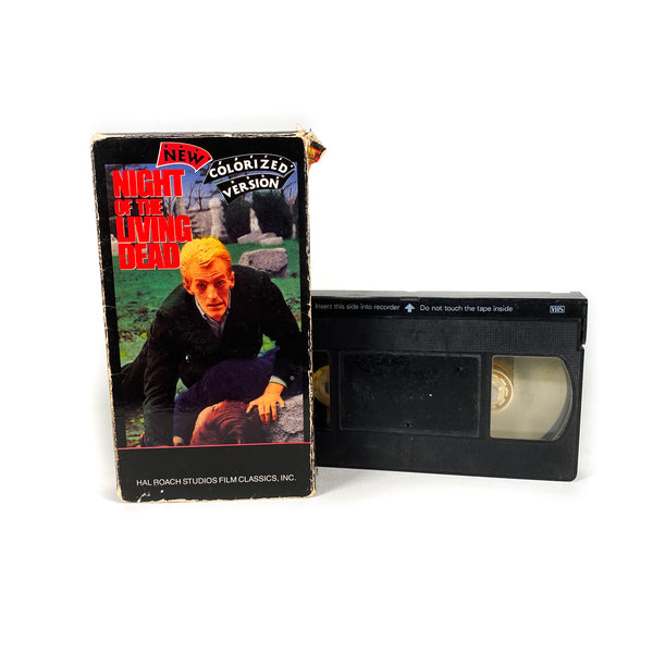 Vintage 1987 Night of the Living Dead Colorized Version VHS Tape ...
