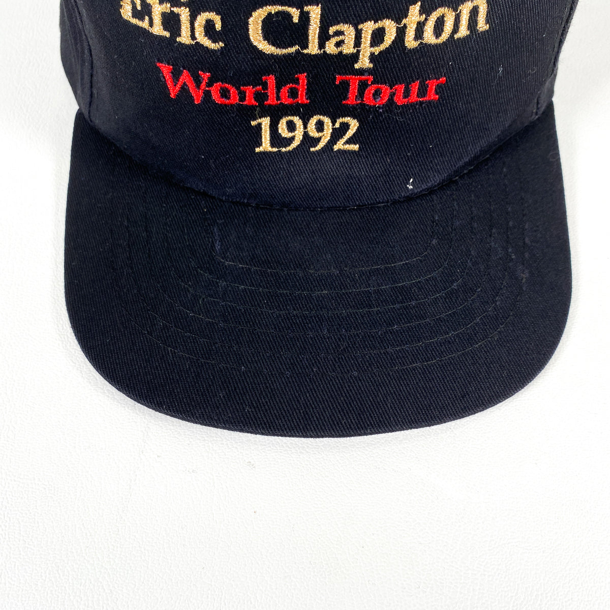 Vintage 1992 Eric Clapton World Tour Black Snapback Hat – CobbleStore ...