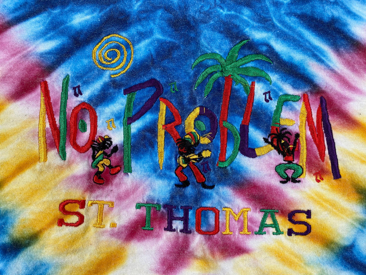 Vintage 90's No Problem St Thomas Rasta Souvenir T-Shirt – CobbleStore ...