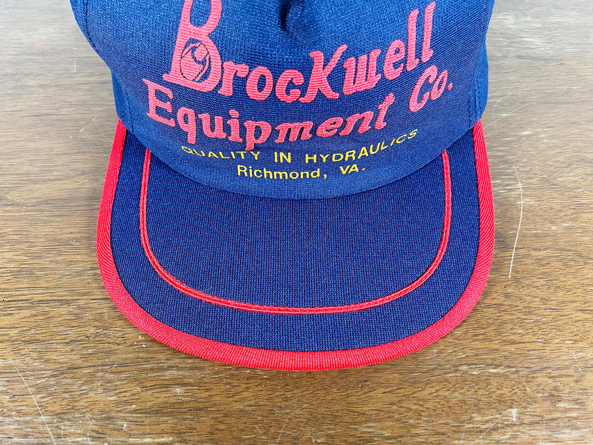 Vintage 80's Rockwell Equipment Richmond VA Made in USA Trucker Hat ...