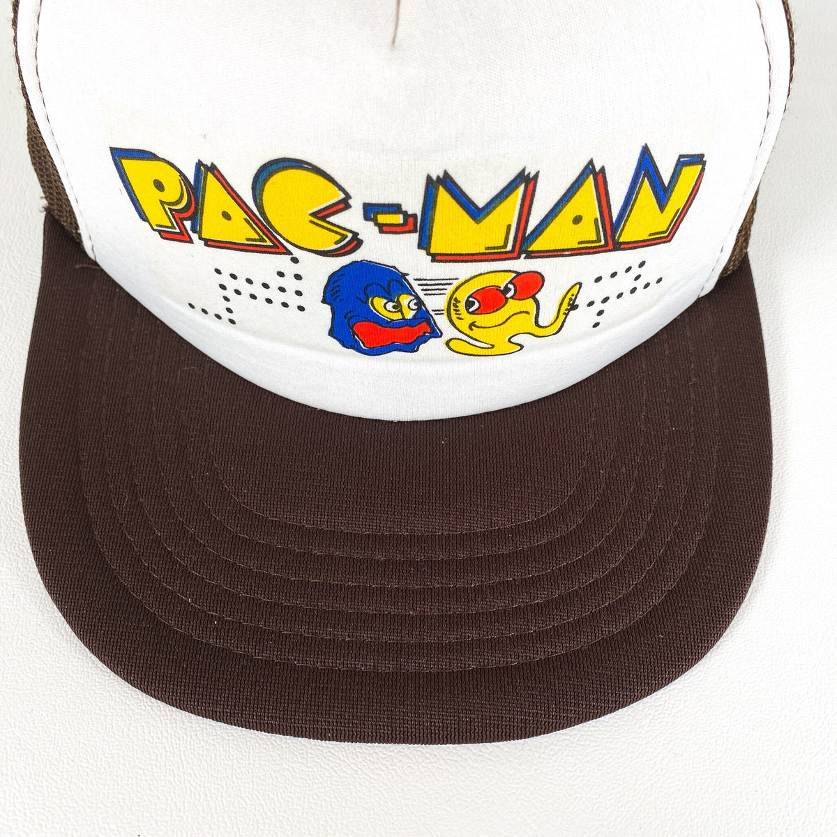 Vintage 1980 Pacman Video Game Midway Trucker Hat – CobbleStore Vintage