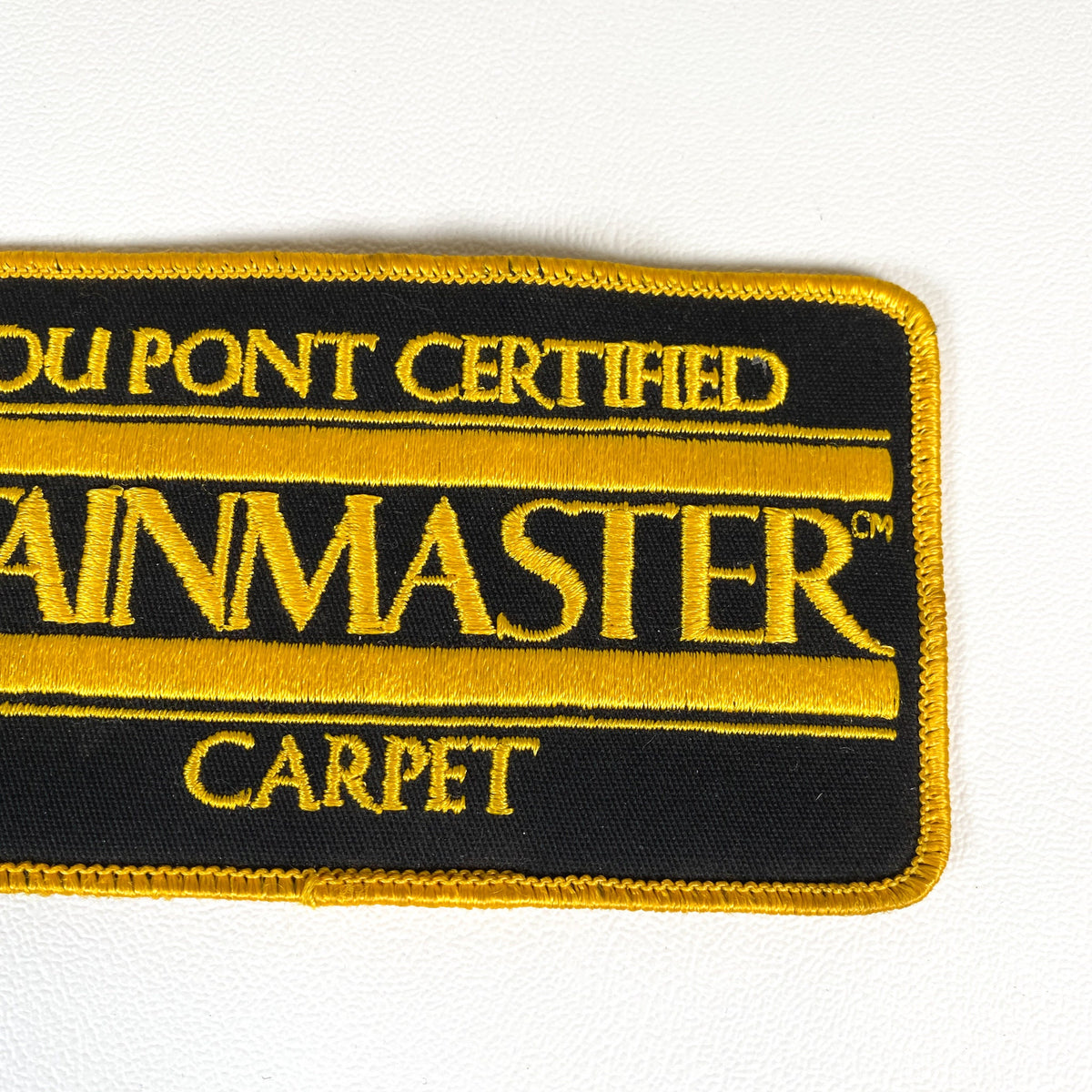 Vintage 80's DuPont Stainmaster Carpet Cleaning Embroidered Patch ...